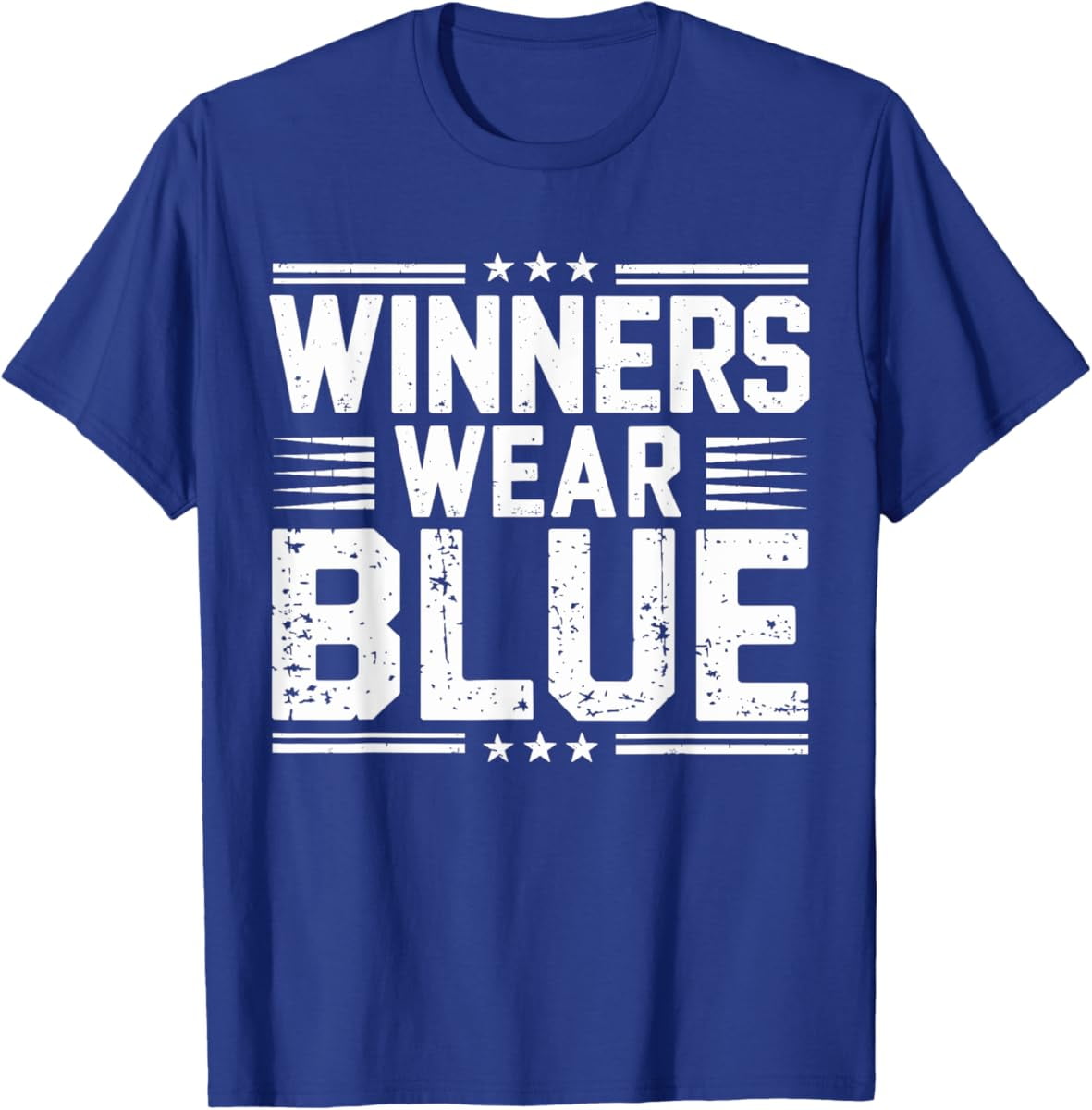 Gildan Funny Winners Wear Blue Spirit Wear Team Game Color War Camp T ...