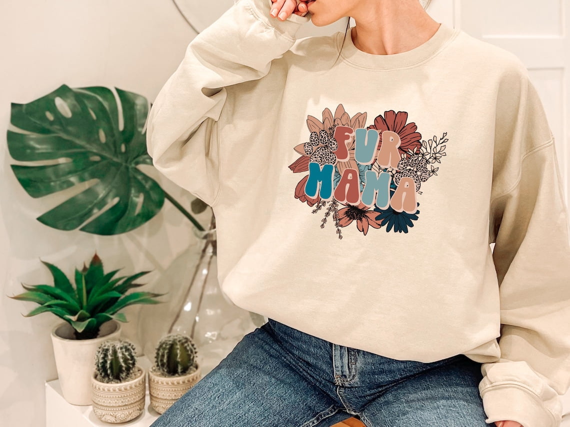 Gildan Fur Mama Life Tee, Simple And Stylish Graphic For Women Who Love ...