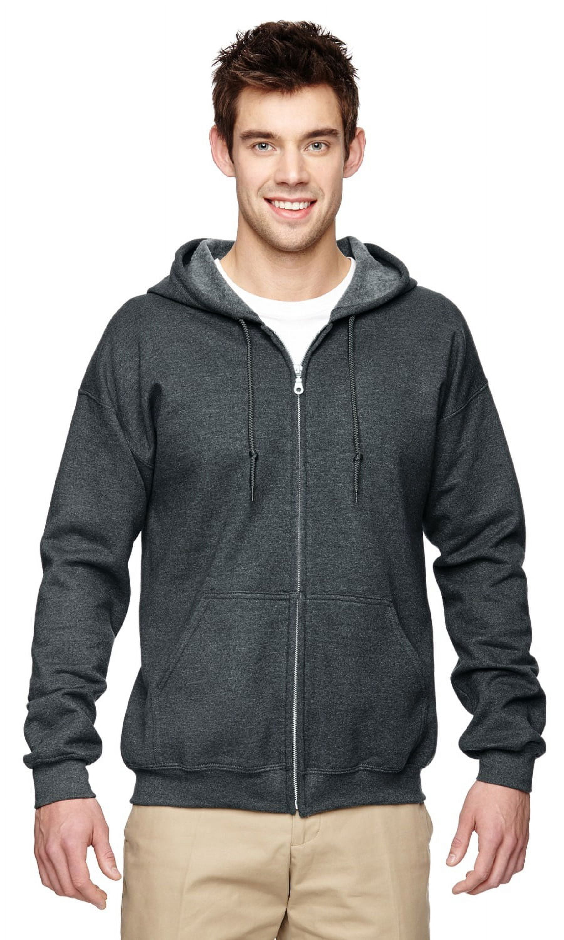 Gildan G186 Adult Heavy Blend Adult 8 Oz. 50/50 Full-Zip Hood - Walmart.com