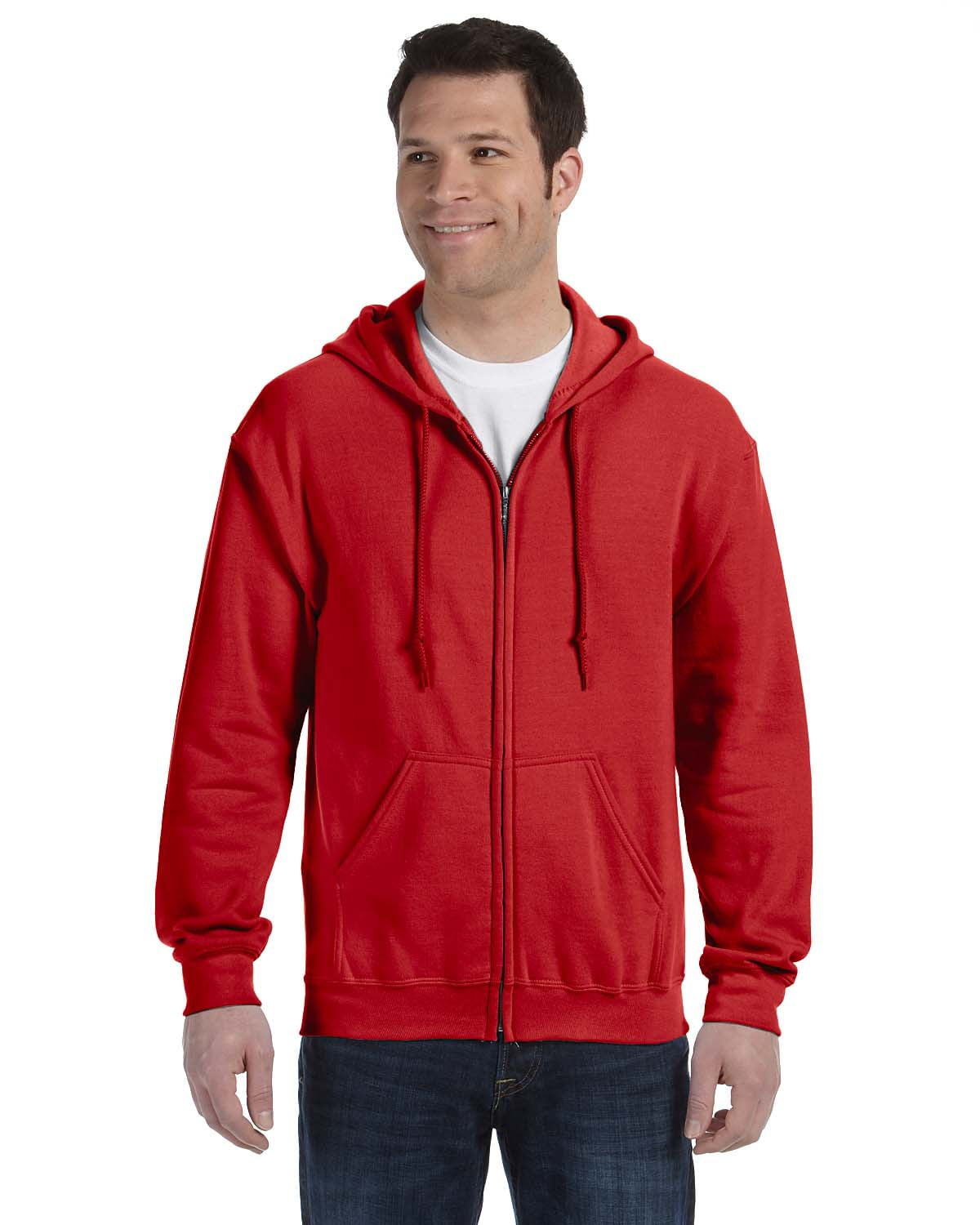 Gildan G186 Adult Heavy Blend Adult 8 Oz. 50/50 Full-Zip Hood - Walmart.com
