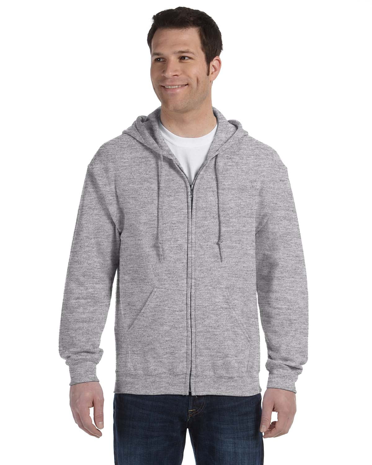 Gildan G186 Adult Heavy Blend Adult 8 Oz. 50/50 Full-Zip Hood - Walmart.com