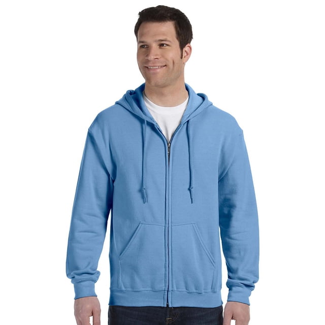Gildan G186 HeavyBlend Men's Full-Zip Hood -Carolina Blue-Medium ...