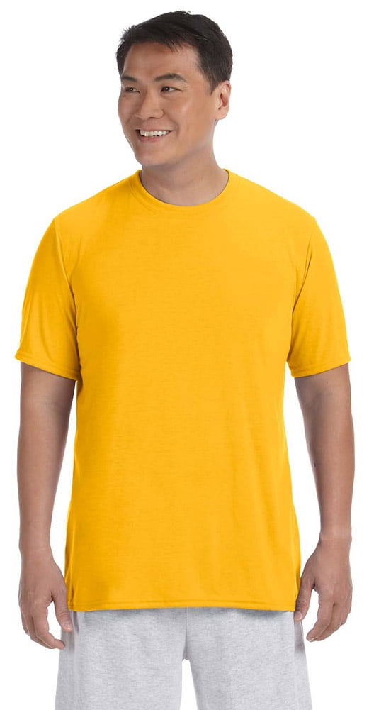 Gildan G420 Men's Performance T-Shirt -Gold-X-Large - Walmart.com