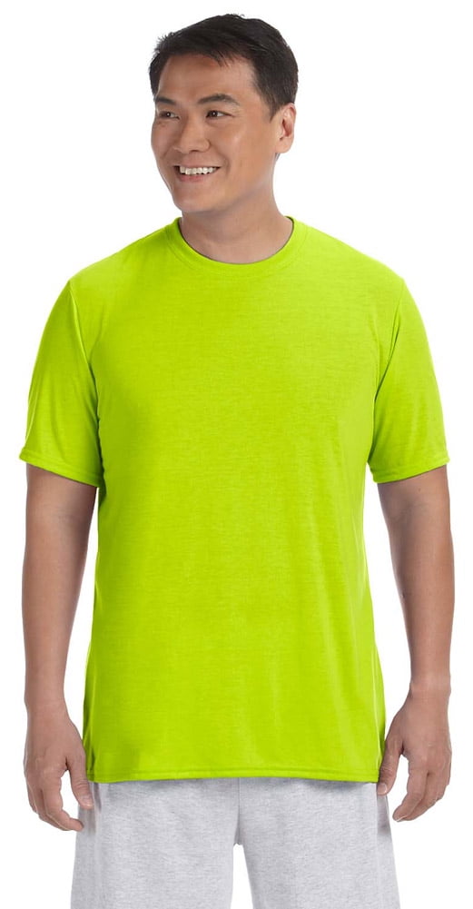 Gildan G420 Men's Performance T-Shirt -Safety Green-3X-Large - Walmart.com