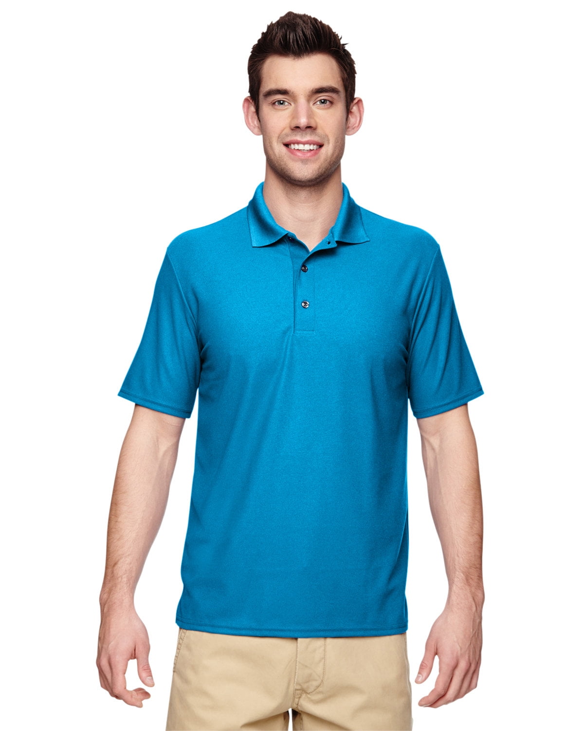 Gildan G458 Unisex Adult Performance Adult 5.6 oz. Double Pique Polo ...