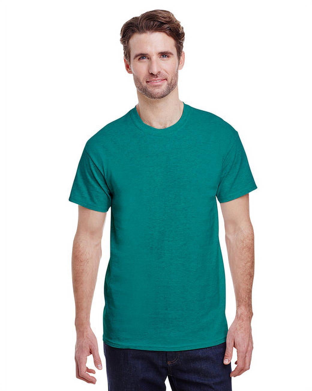 Gildan G500 Adult Unisex Antiqu Jade Dome Heavy Cotton T-Shirts, 3 Pack ...