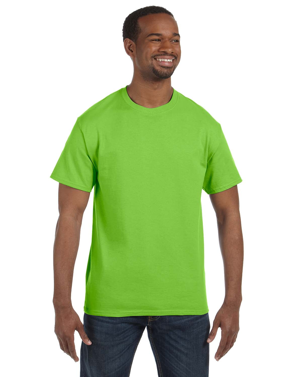 Gildan G500 Adult Heavy Cotton T-Shirt, Lime, 2X, Pack Of 5, Men's T ...