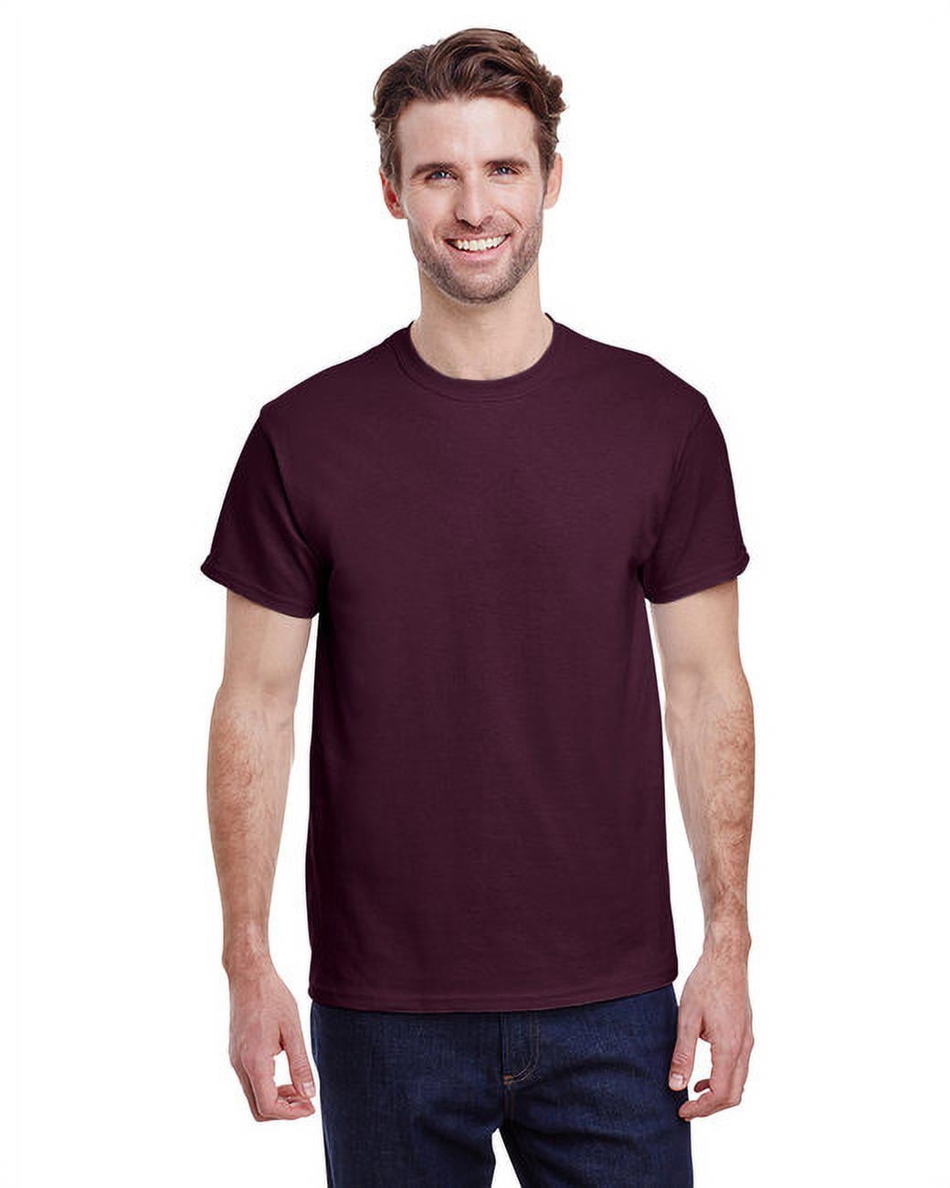 Gildan G500 Adult Unisex Russet Heavy Cotton T-Shirts, 3 Pack in Size ...