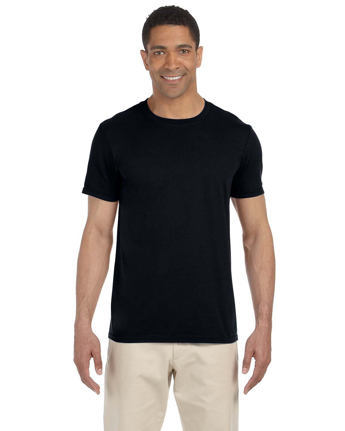 Gildan G640 Adult Softstyle T-Shirt, HTHR RDNT ORCHID, M, Mens T-Shirts ...