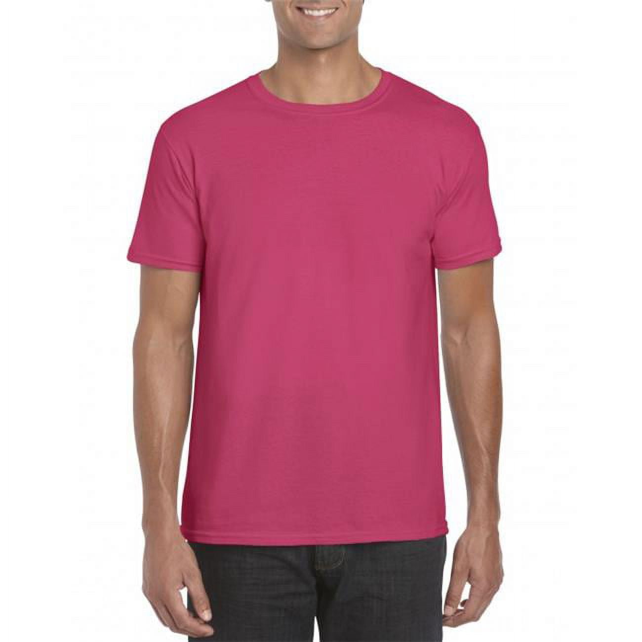Gildan G64000-Azalea-2X Softstyle Adult Tee, Azalea - 2X - Walmart.com