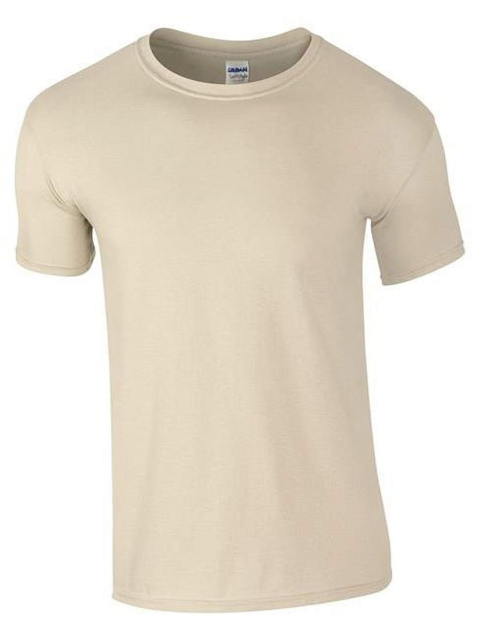 Gildan G64000-Sand-3X Softstyle Adult Tee, Sand - 3X - Walmart.com