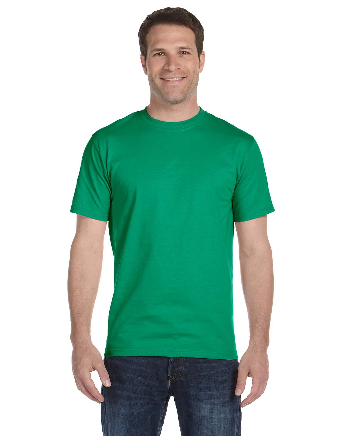 Gildan G800 Adult 50/50 T-Shirt, Kelly Green, 2X, Pack Of 12, Mens ...