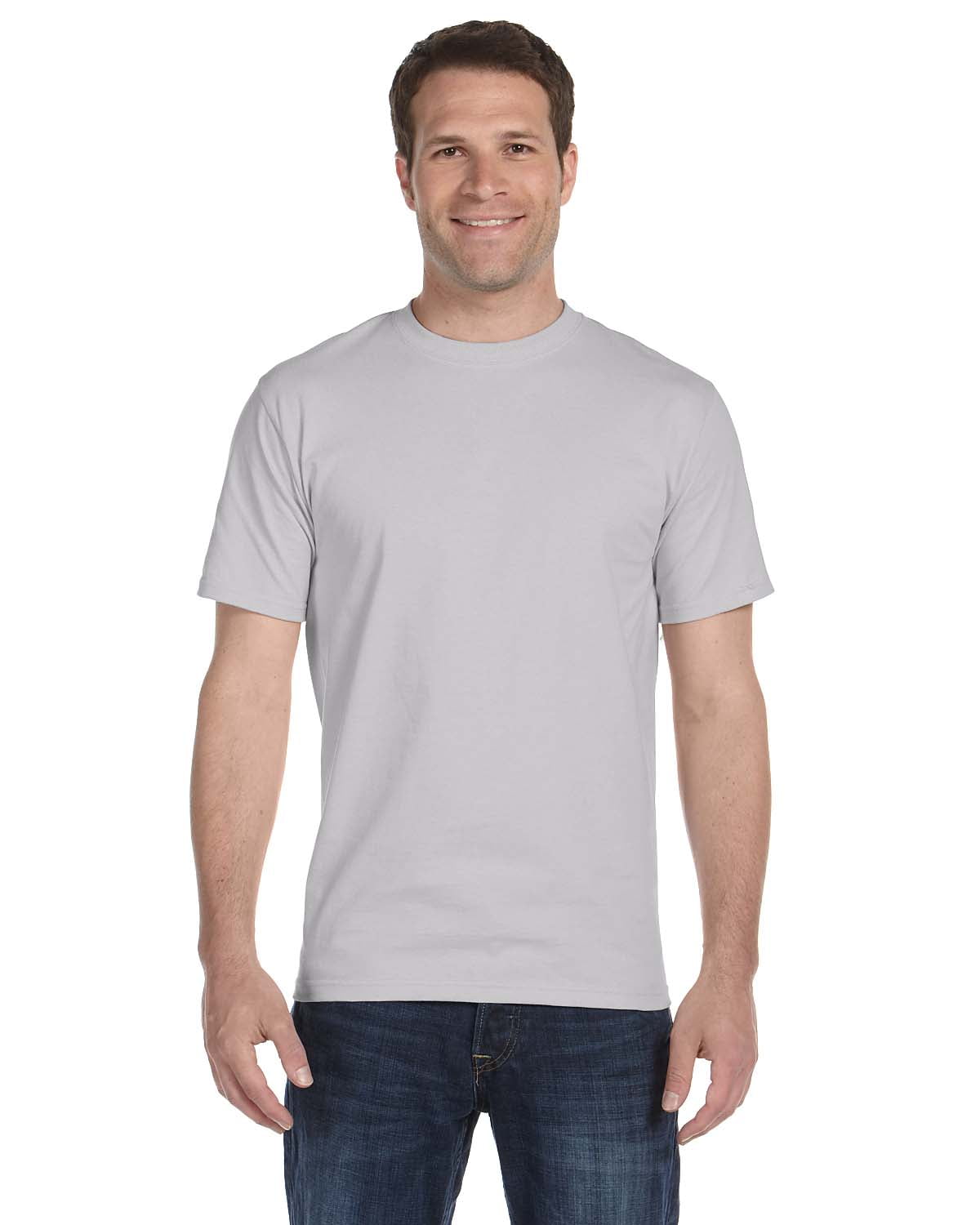 Gildan G800 Adult 50/50 T-Shirt, Sport Grey, 5X, Pack Of 4, Mens Fall ...