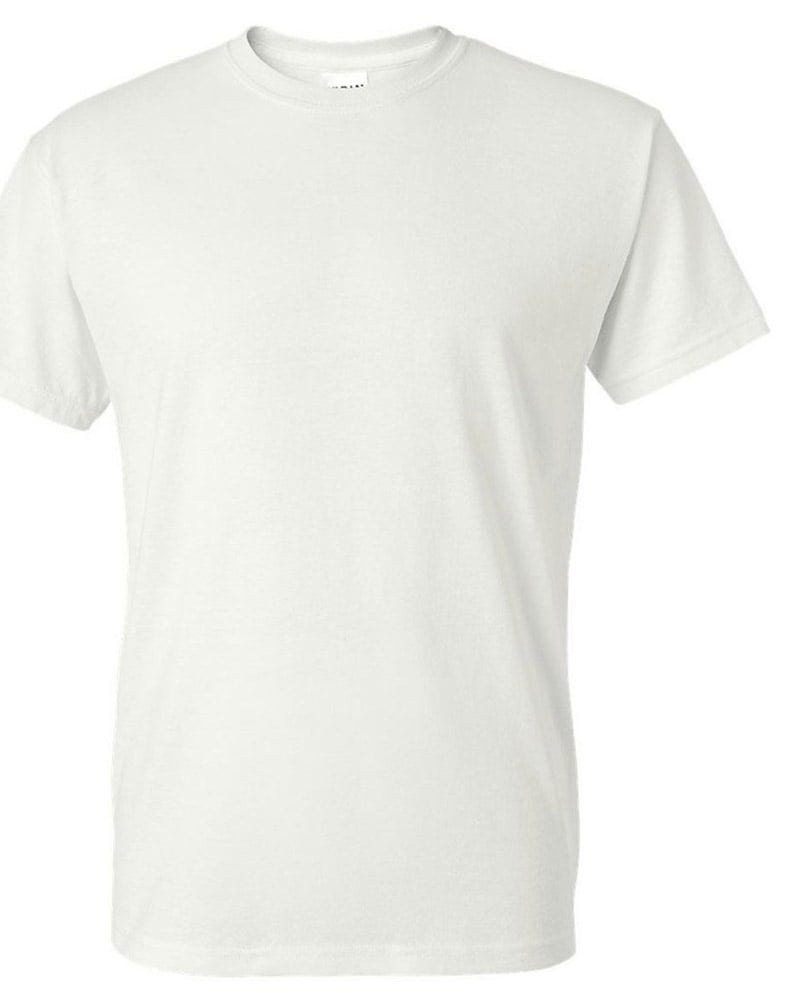 Gildan G8000 DryBlend Adult Short Sleeve T-Shirt -White-Small - Walmart.com