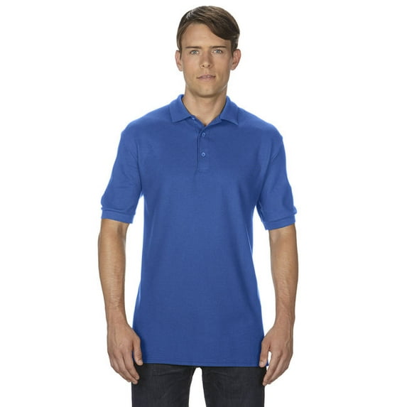 Gildan G828 Mens Premium Cotton 6.5 oz. Double Pique Sport Shirt Golf Shirt - Walmart.com