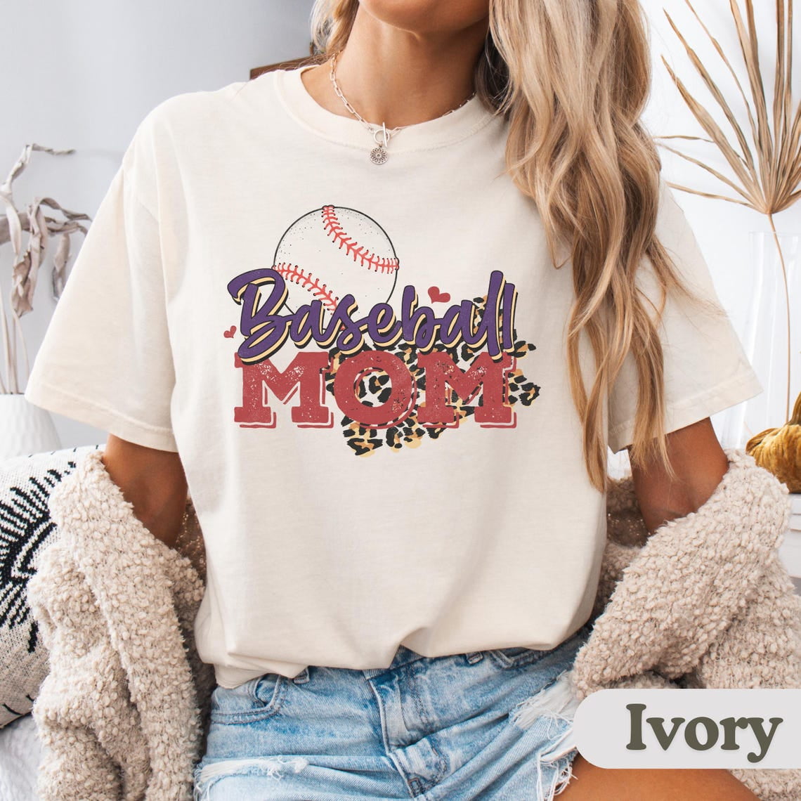 Gildan Game Day Baseball Mom Shirt, Trendy Sports Mom Life Tee, Retro ...