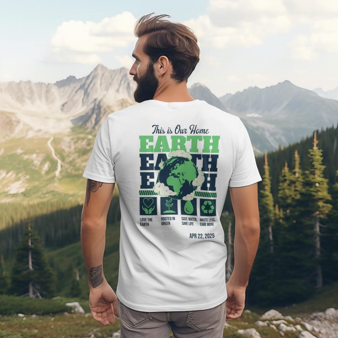 Gildan Global Warming Awareness Tee With Earth Message For ...
