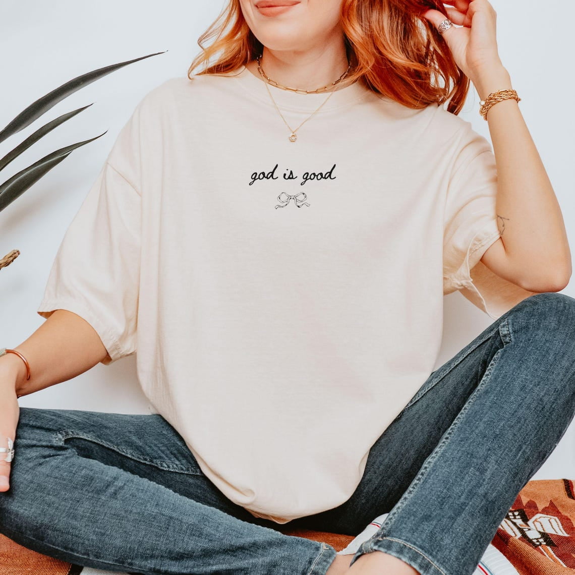 Gildan God Is Good Tee For Women, Inspirational Bible Verse Shirt With ...