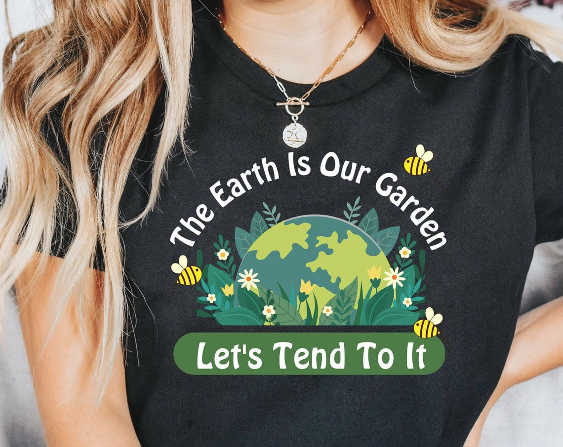 Gildan Grow With Nature Tee, Tree Planting And Gardening Message For ...