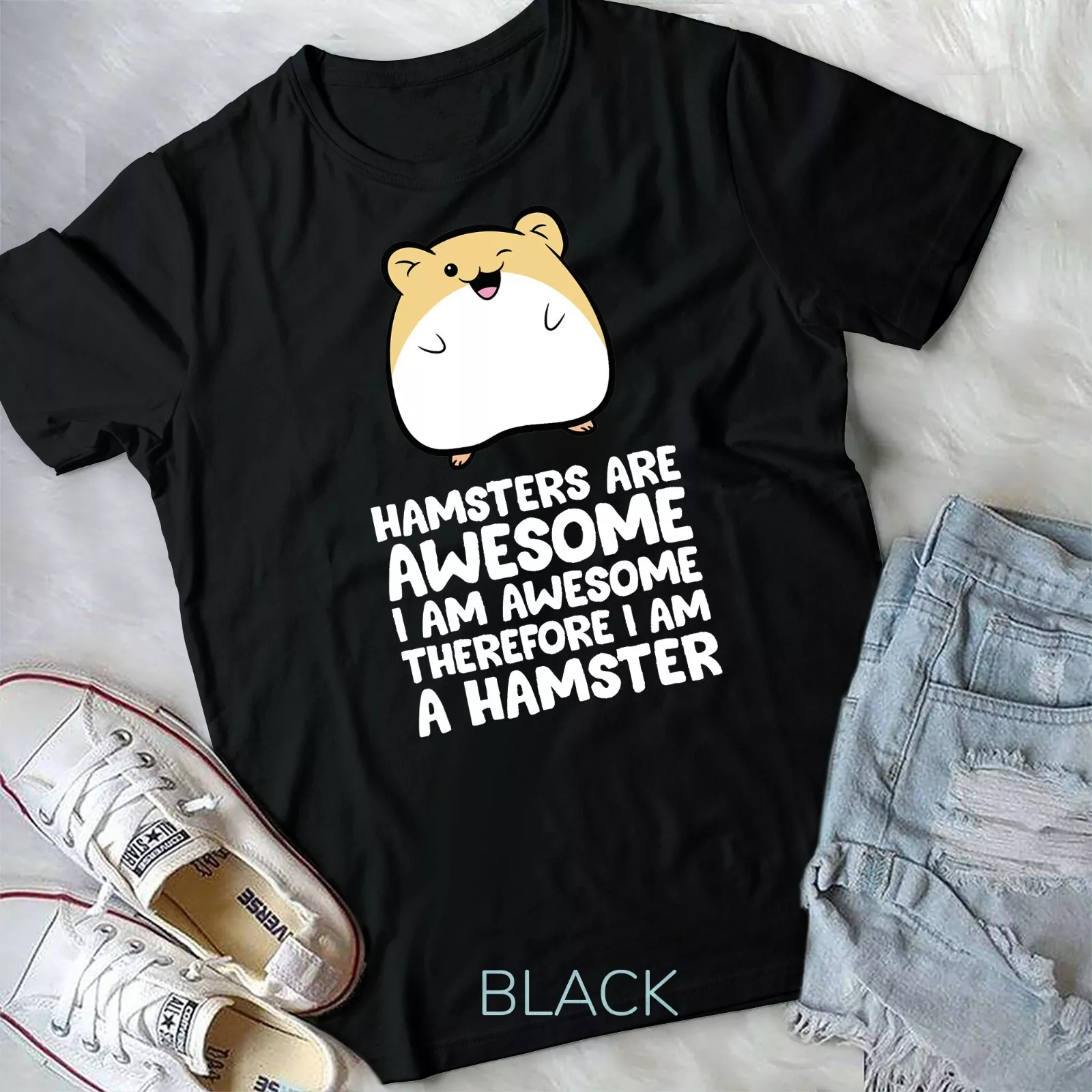 Gildan Hamsters Are Awesome I'M Awesome Therefore I Am A Hamster Unisex ...