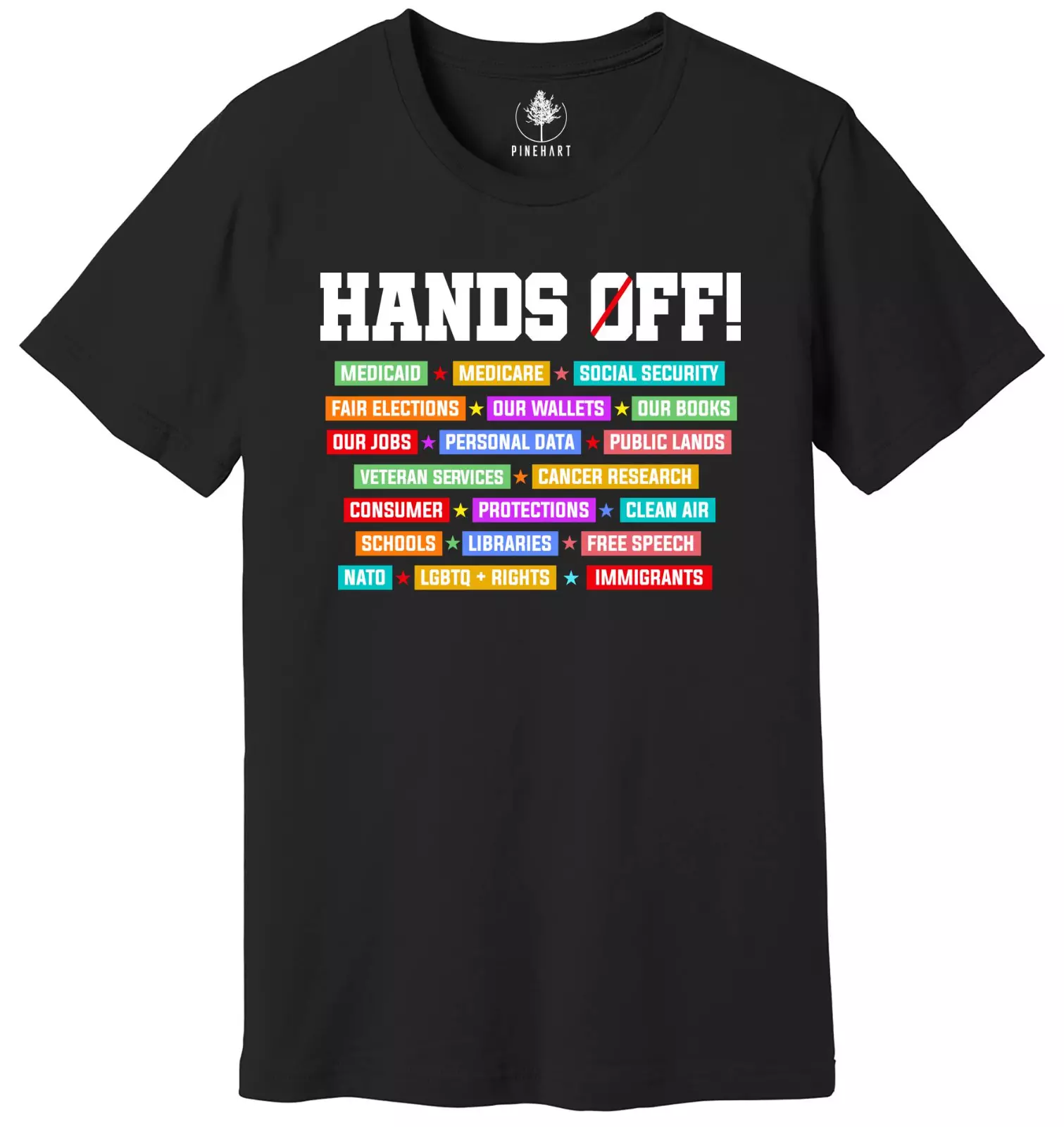 Gildan Hands Off Shirt, Hands Off Rally, Hands Off Protest Shirt ...