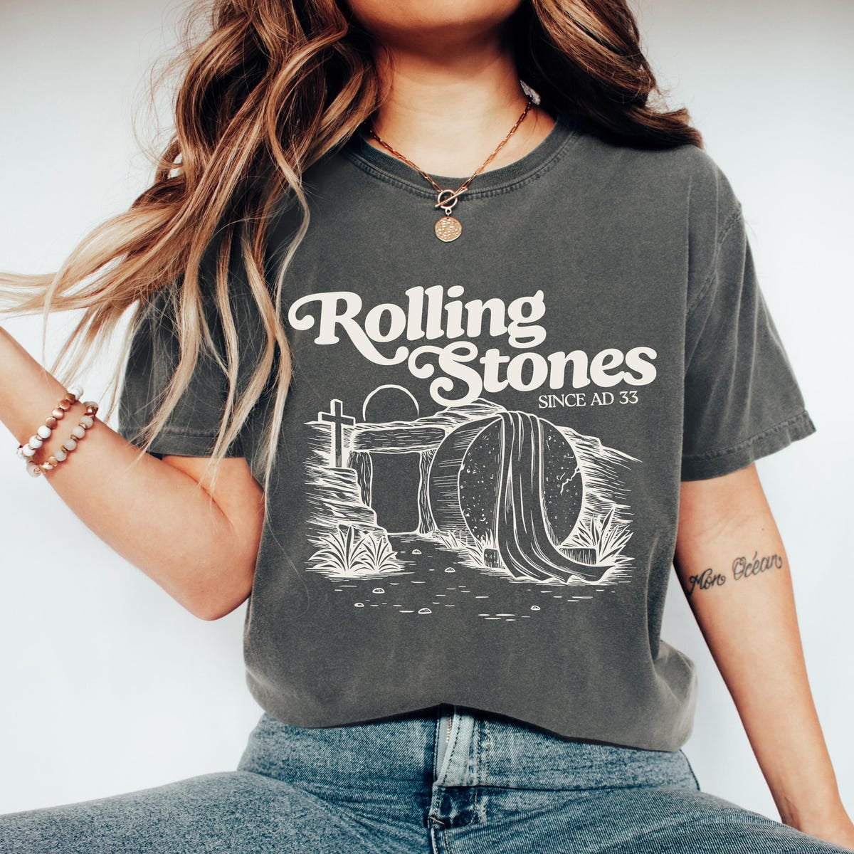 Gildan He Is Risen Tee, Bold Resurrection Message With Faith-Inspired ...