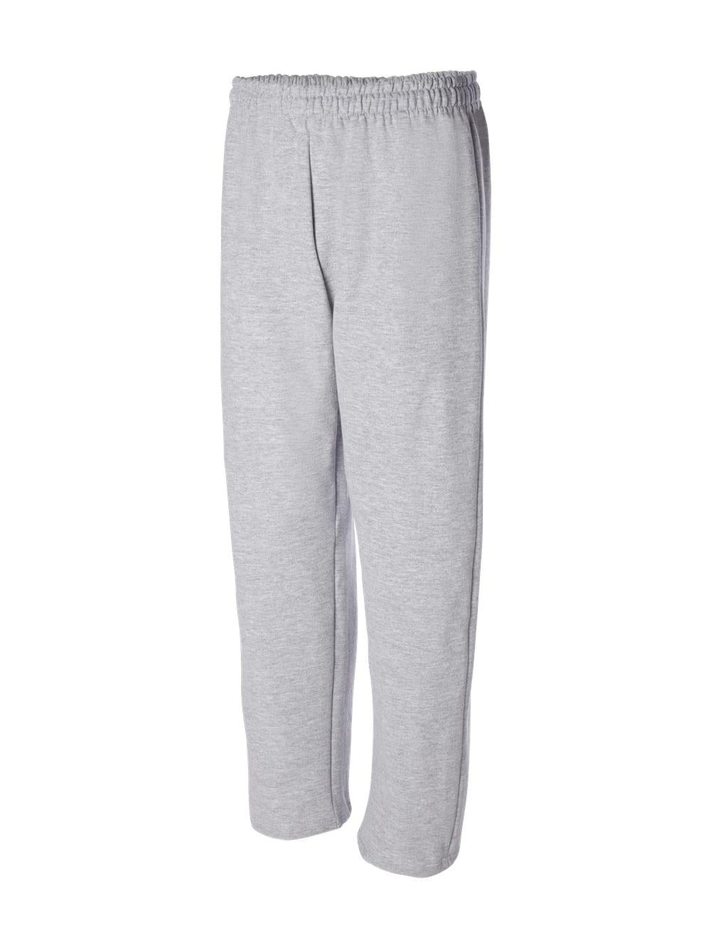 Gildan - Heavy Blend Open-Bottom Sweatpants - 18400 - Sport Grey - Size ...