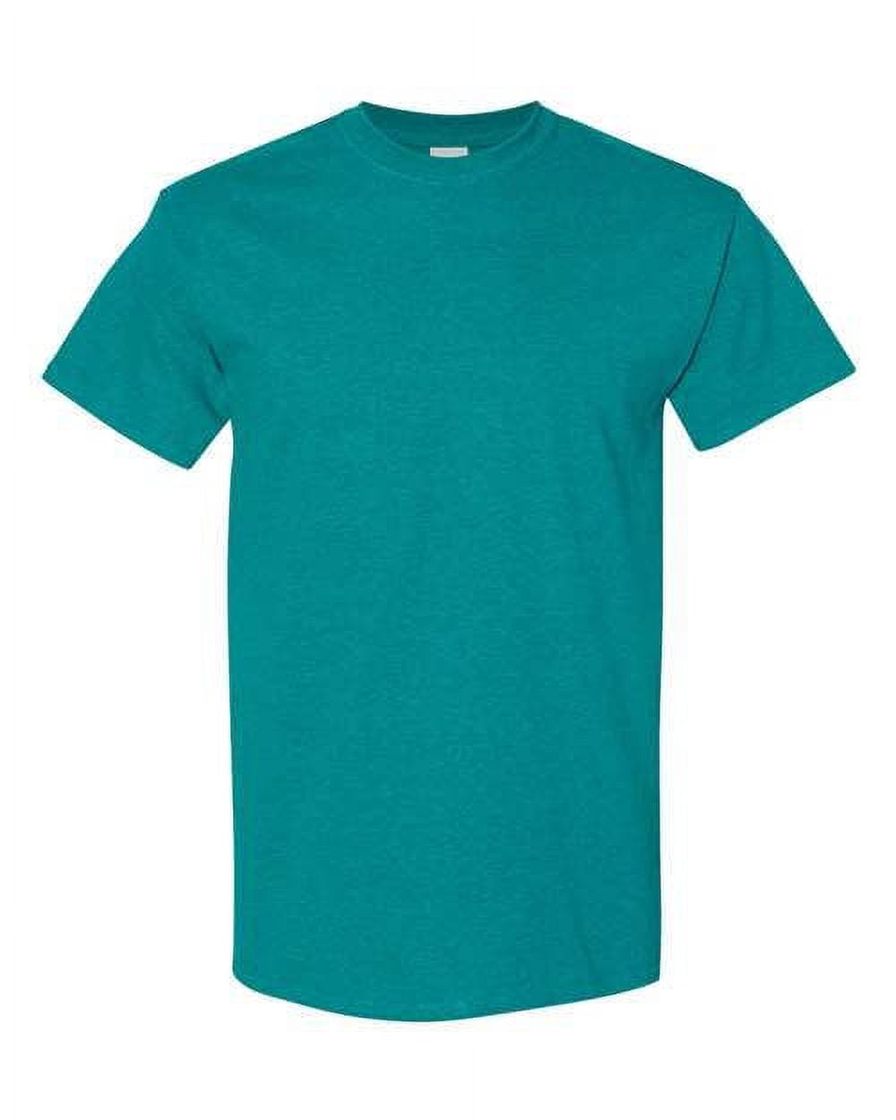 Gildan - Heavy Cotton T-Shirt - 5000 Antique Jade Dome xl 4 Pack ...