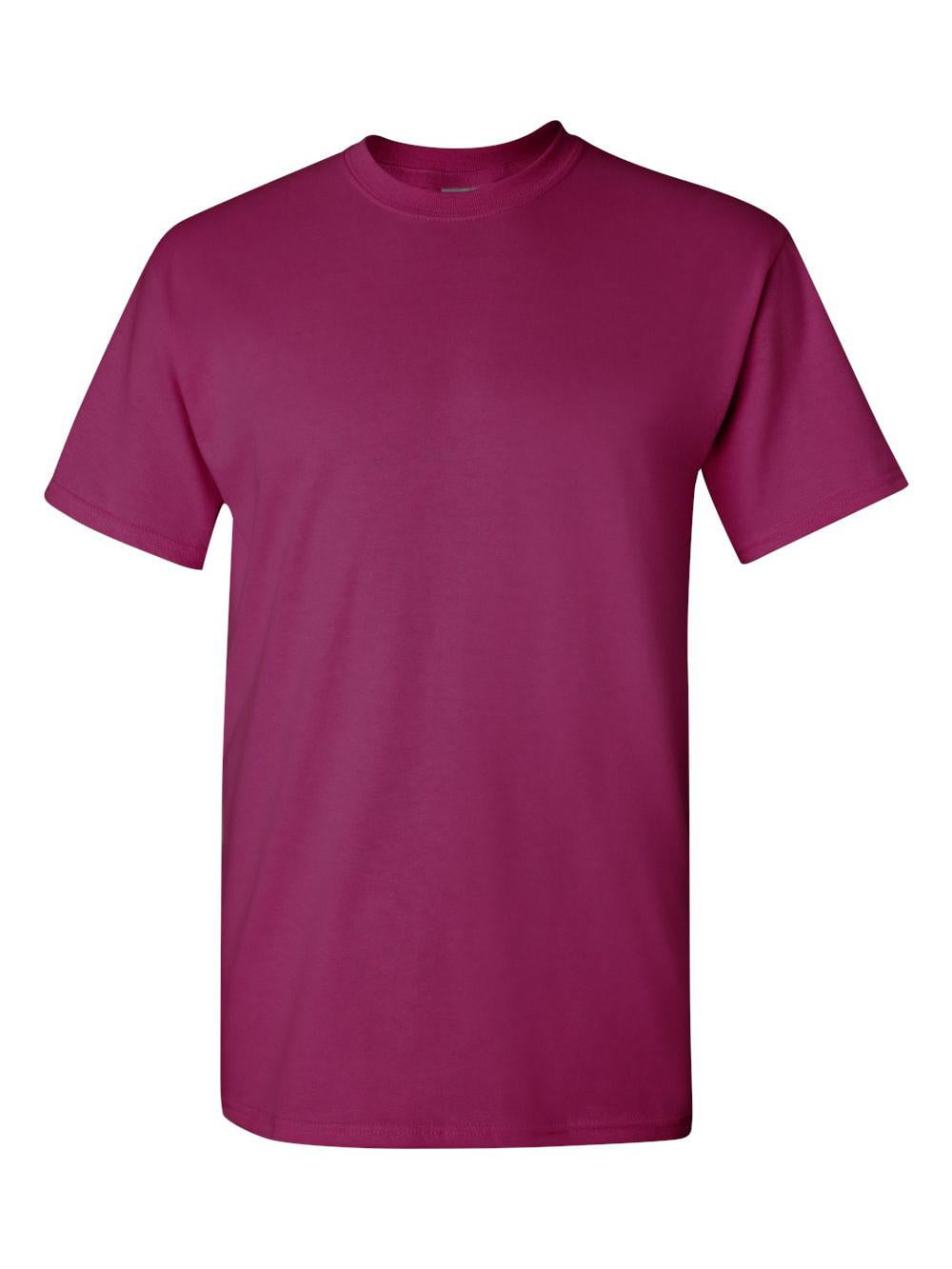 Gildan Heavy Cotton T-Shirt, Berry, XL, Preshrunk, Sustainable ...