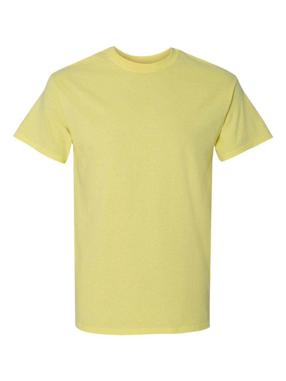 Gildan - Heavy Cotton T-Shirt - 5000 - Cornsilk - Size: L - Walmart.com