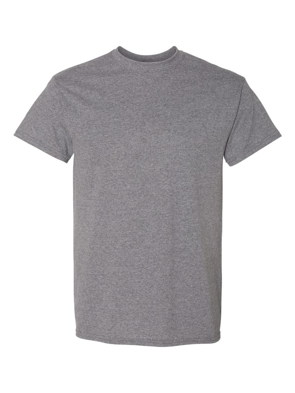 Gildan Heavy Cotton T-Shirt, Graphite Heather, Size L, Model 5000 ...