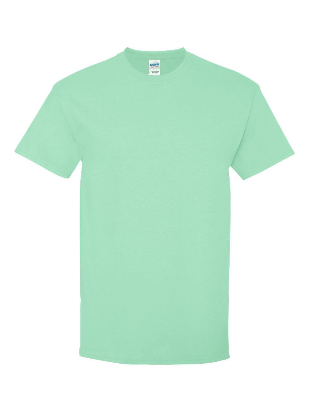 Gildan - Heavy Cotton T-Shirt - 5000 - Mint Green - Size: 2XL - Walmart.com