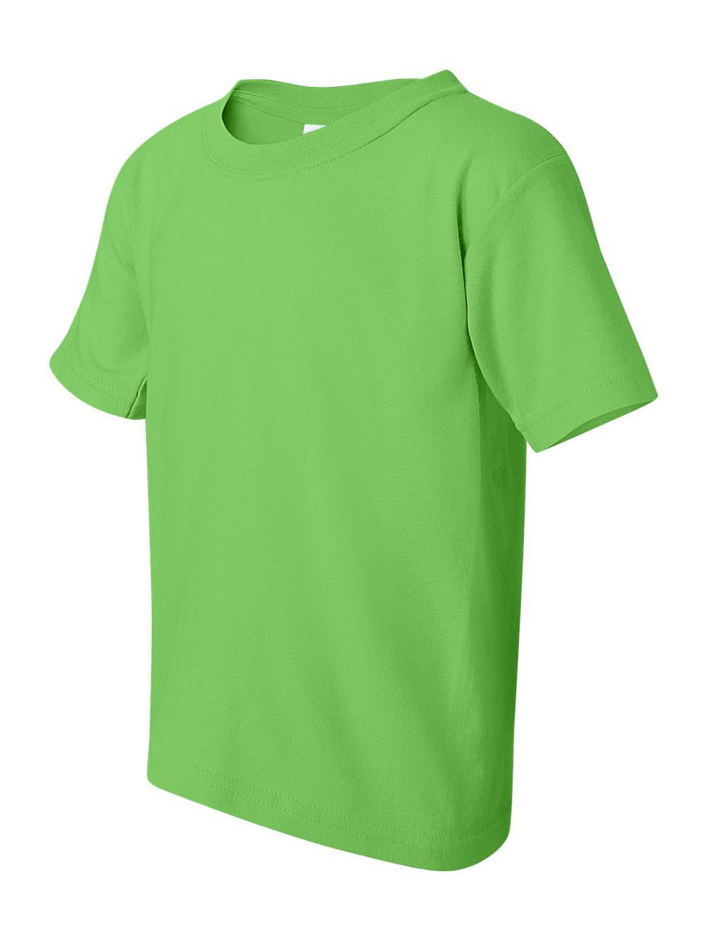 Gildan - Heavy Cotton Youth T-Shirt - 5000B - Lime - Size: S - Walmart.com