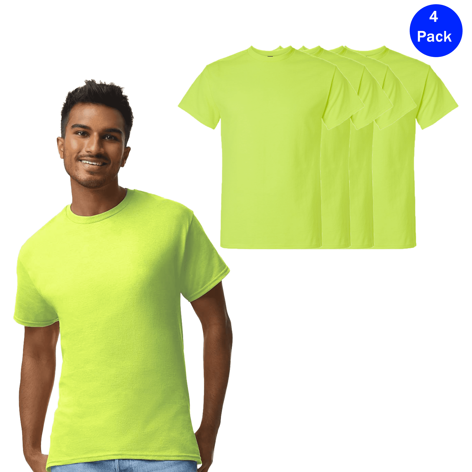 Gildan Hi-Vis Short Sleeve Work Safety T-Shirt | High Visibility ...