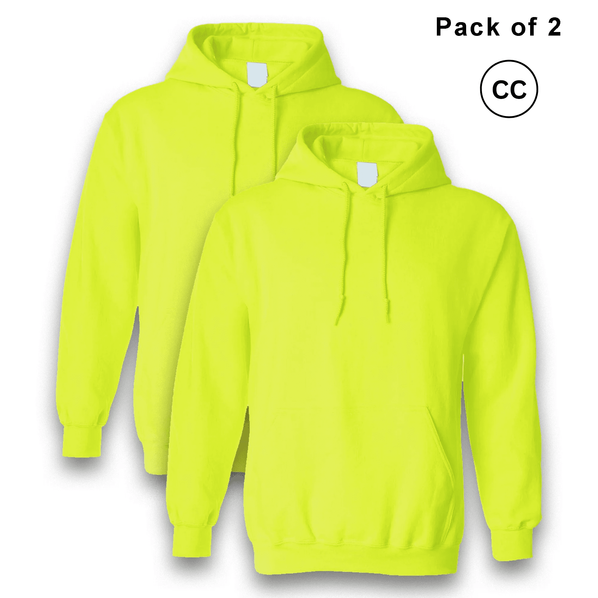 Gildan High Visibility Hooded Sweatshirt for Men’s | Heavy Blend Fleece ...