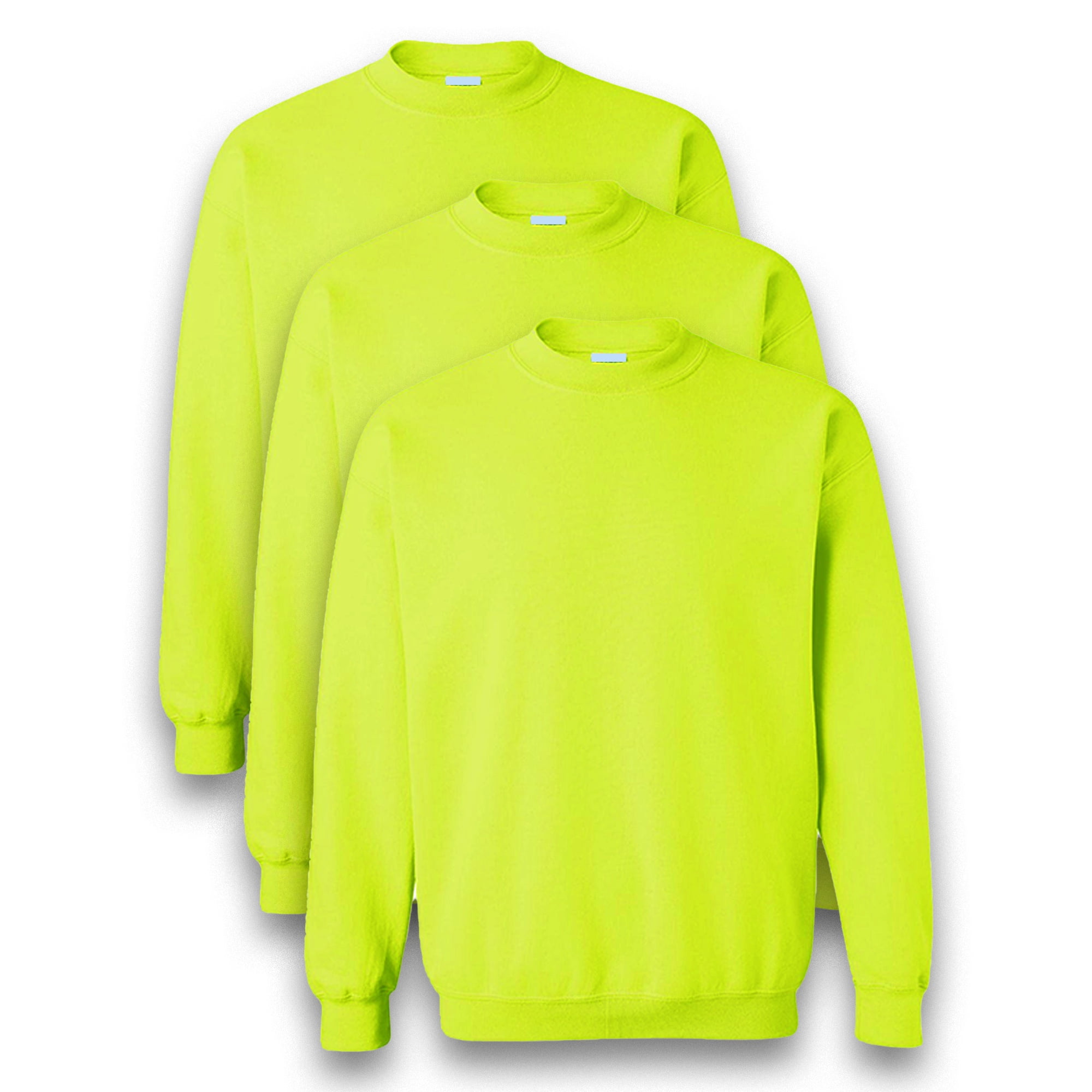 Gildan - High Visibility Safety Sweatshirt for Unisex, Hi Vis Heavy ...