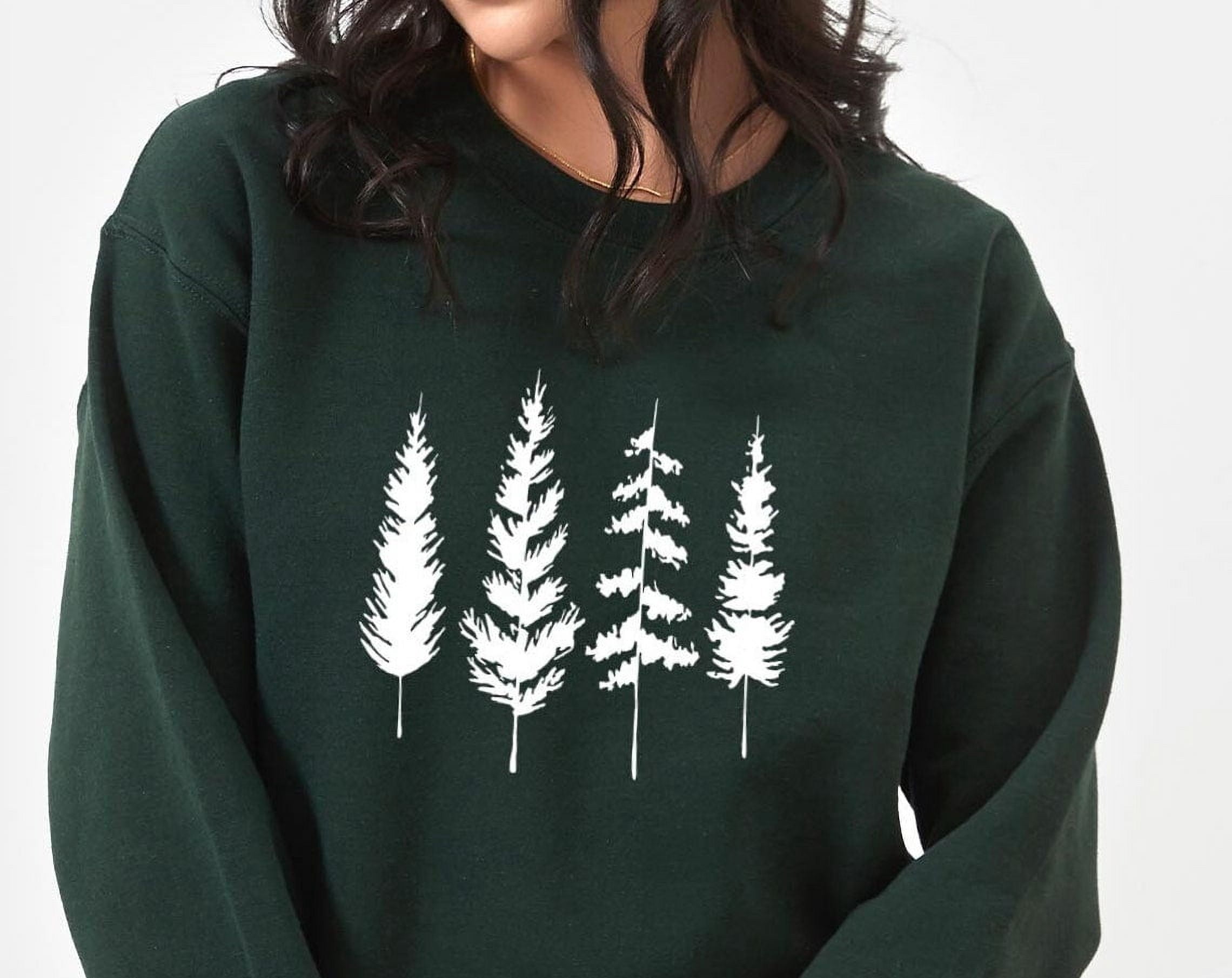 Gildan Hiking Adventure Shirt With Pine Tree Graphic For Nature Loving ...
