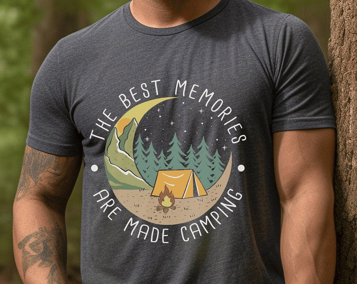 Gildan Hiking Journey Shirt With Scenic Outdoor Art, Trail Adventure ...