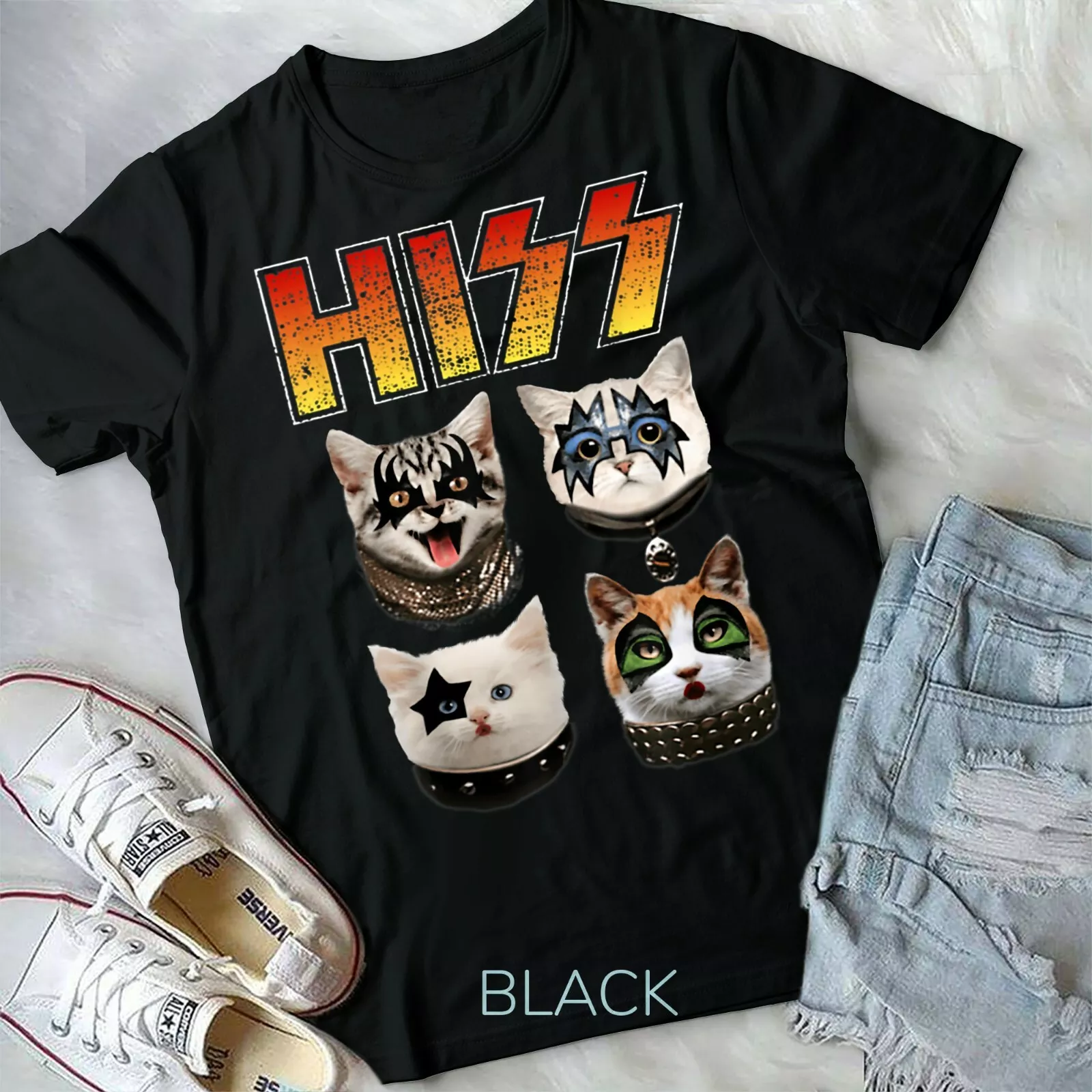 Gildan Hiss Funny Cat Lover Unisex Form T-Shirt - Walmart.com