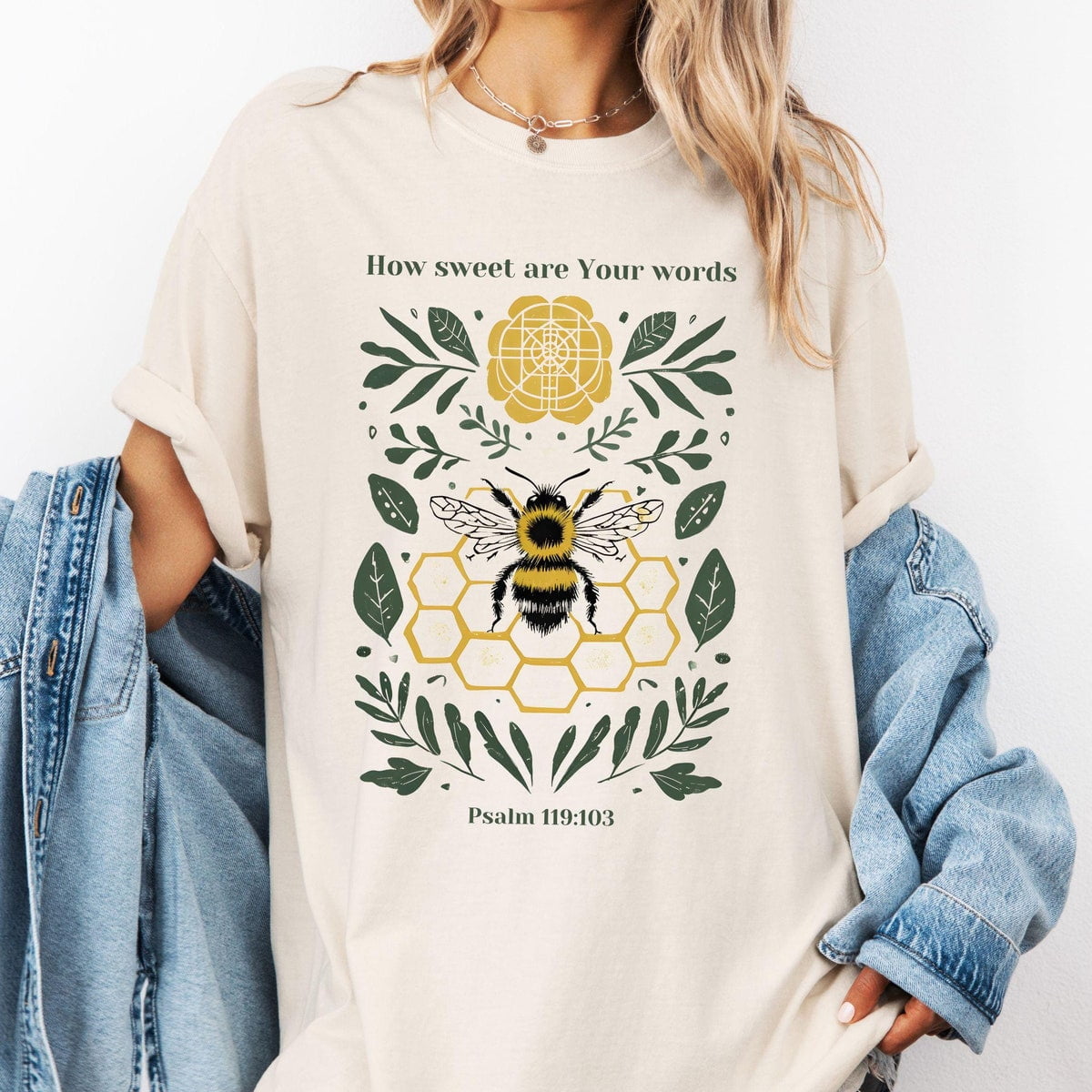 Gildan How Sweet Are Your Words Shirt, Boho Christian Tee Featuring ...