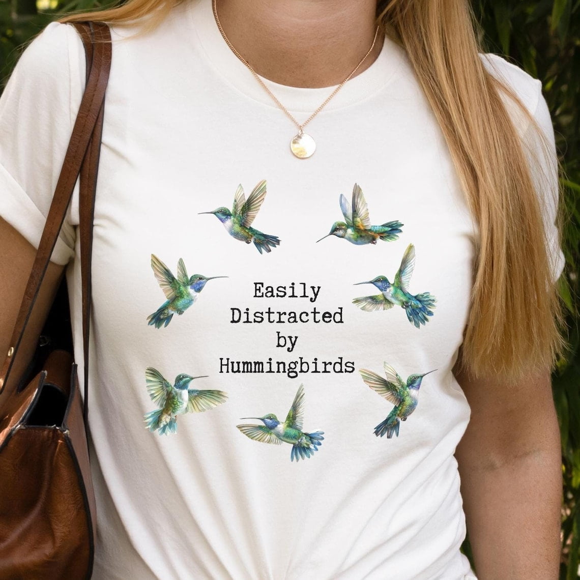 Gildan Hummingbird Graphic Tee With Garden Aesthetic, Perfect For ...