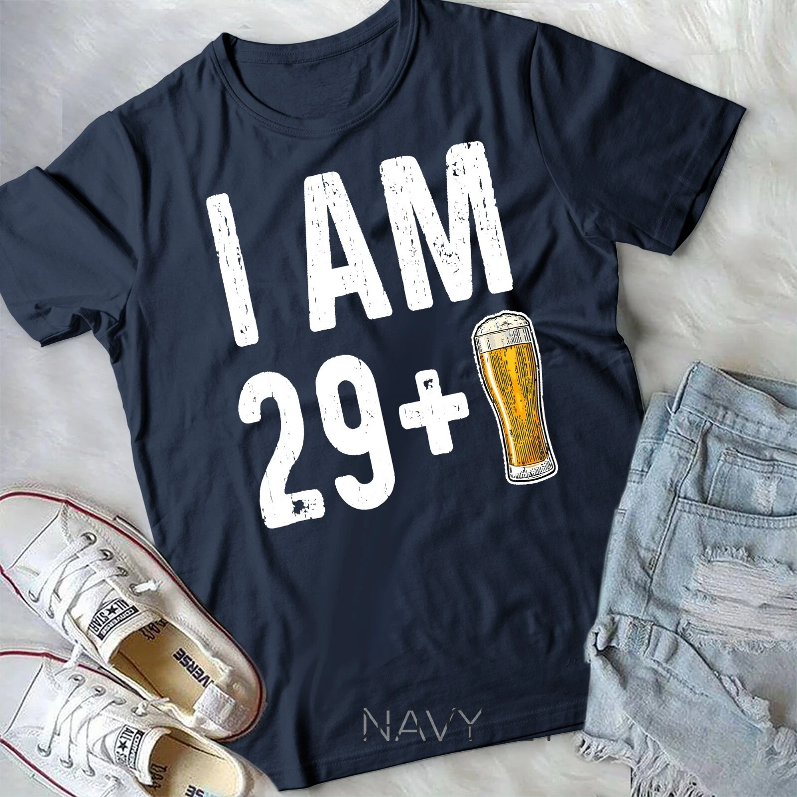 Gildan I Am 29 + 1 Beer Shirt - 30Th Birthday Beer Drinker Gift Unisex ...