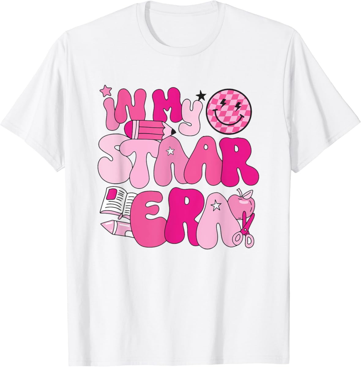 Gildan In My Staar Era Teacher Teacher Squad Test Day School T-Shirt ...