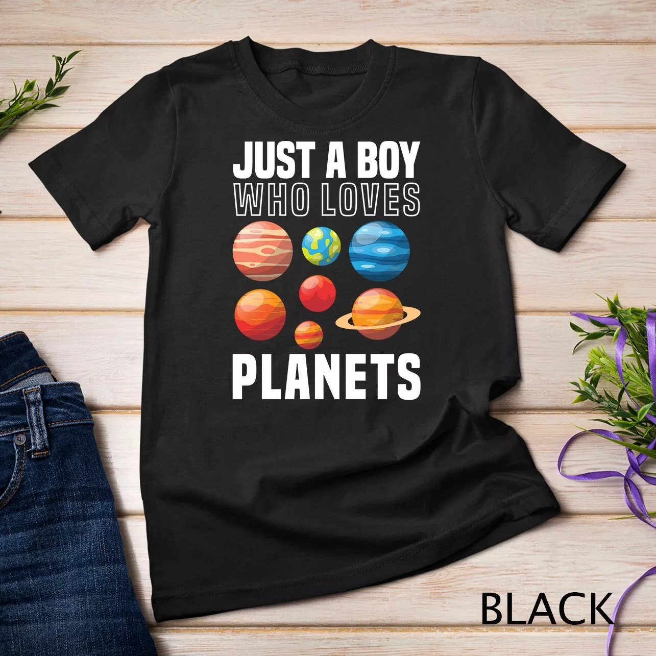 Gildan Just A Boy Who Loves Planets, Space And Solar System Science Unisex T-Shirt - Walmart.com