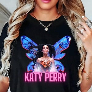 Gildan Katy Perry Tour, Katy Perry Graphic Tee Shirt, 2025 Katy Perry ...