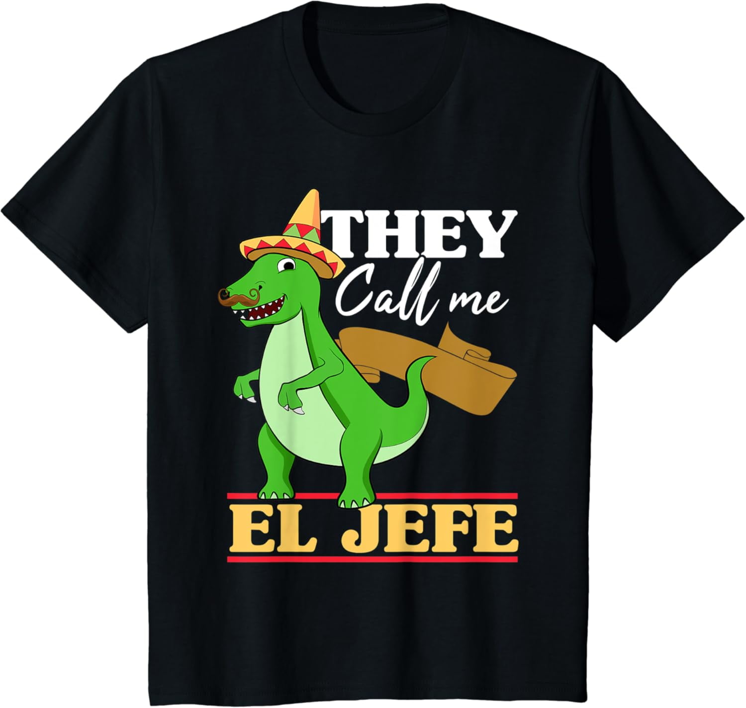 Gildan Kids They Call Me El Jefe Cinco De Mayo Dinosaurio Toddler Boy T ...
