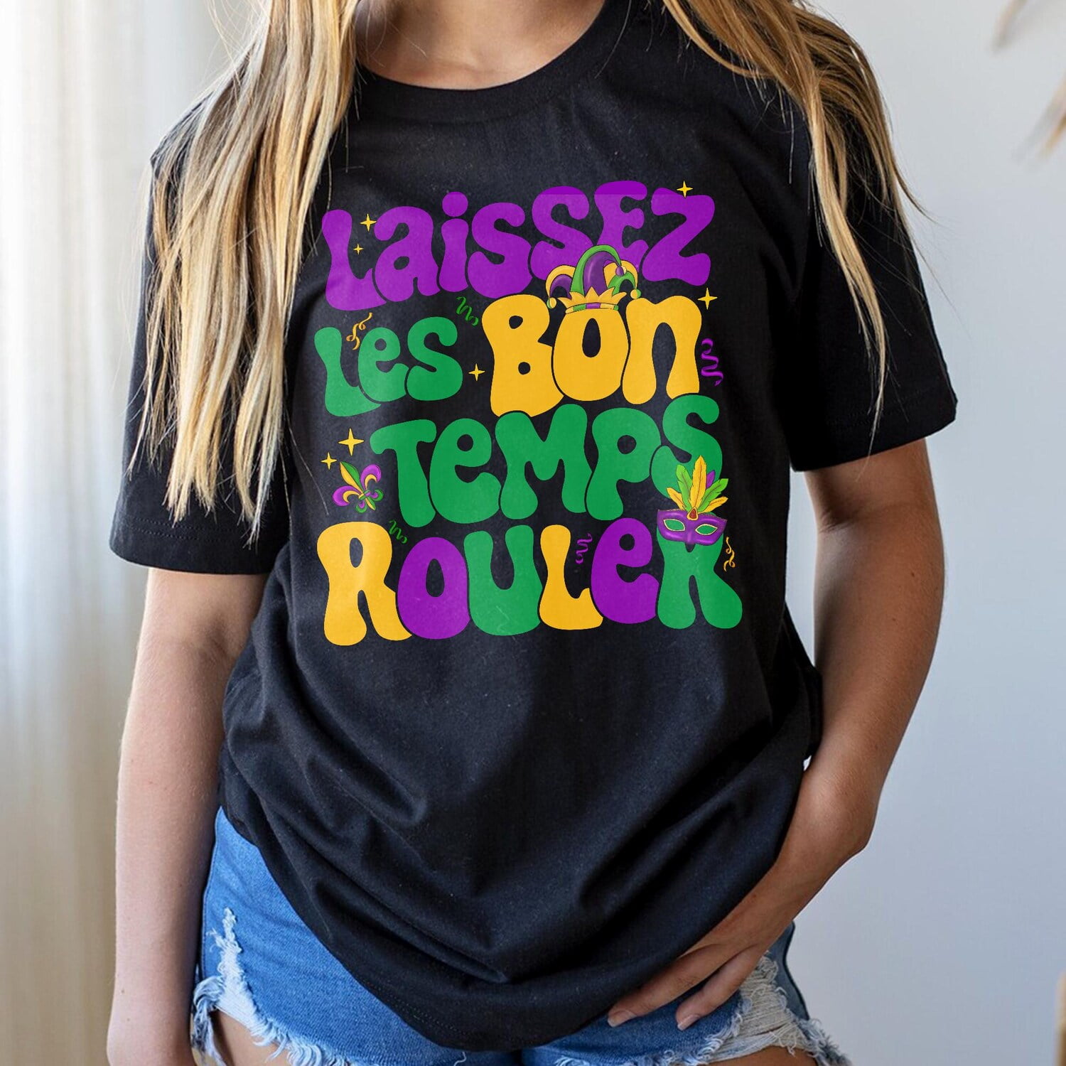 Gildan Laissez Les Bon Temps Rouler, Mardi Gras Shirt,Louisiana ...