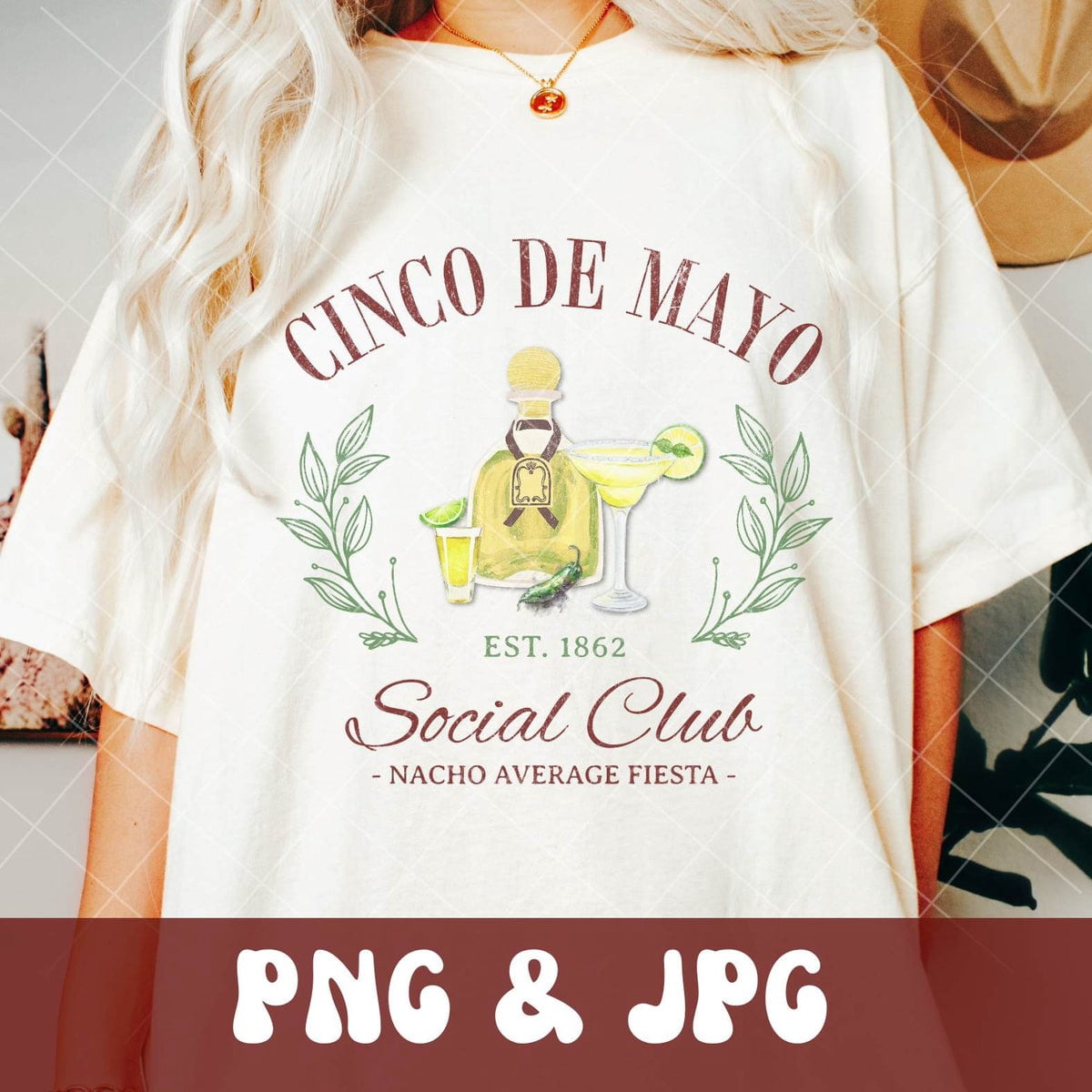 Gildan Latina Fiesta Social Tee, Trendy Preppy Lettering With Sombrero ...