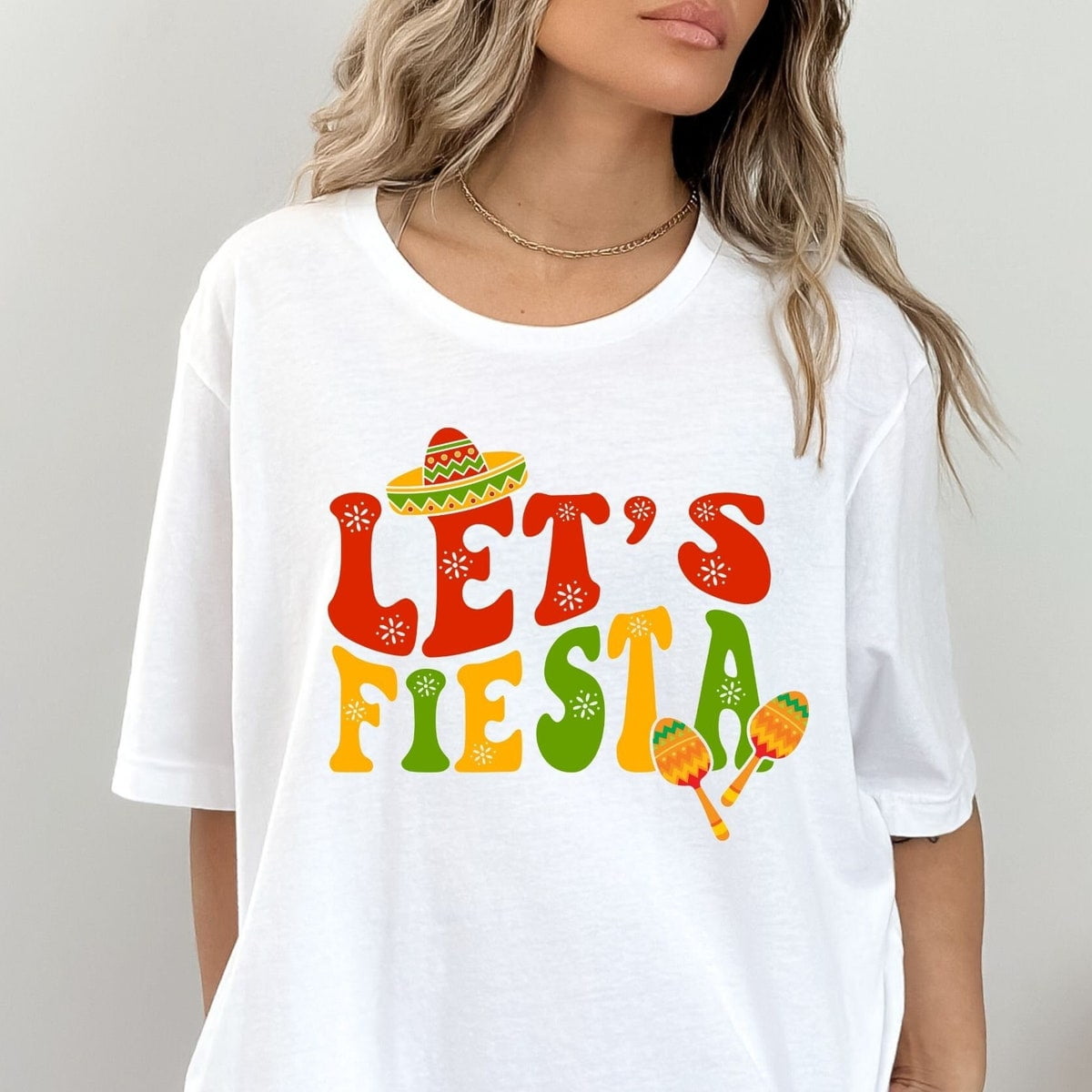 Gildan Let's Fiesta Graphic Tee, Bold Fiesta Squad Theme With Sombrero ...
