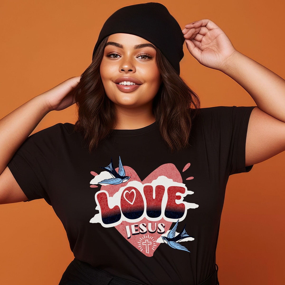 Gildan Love Jesus Shirt, Faith-Inspired Tee With Spiritual Bible Verse Message For Believers Who ...